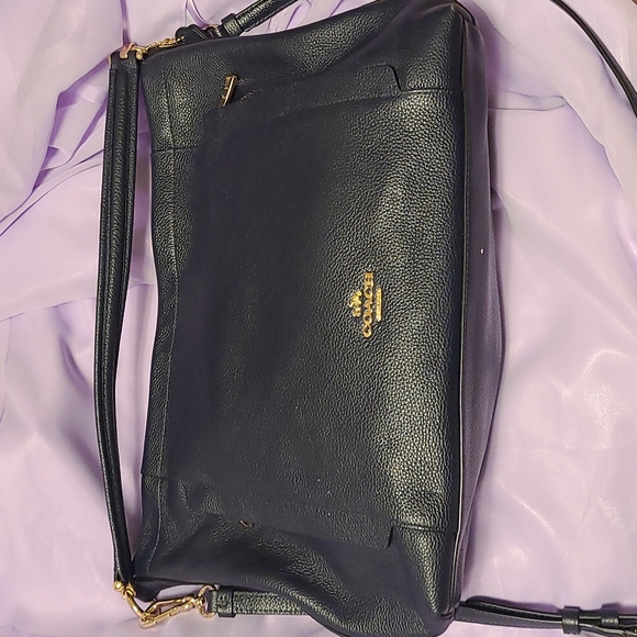 Coach | Bags | Coach Navy Blue Cross Body Bag | Poshmark